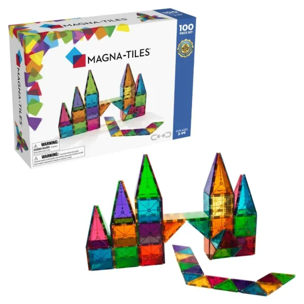 Clear Colors set - 100 pièces - Magna-Tiles - Tout pour la Maison, le ...